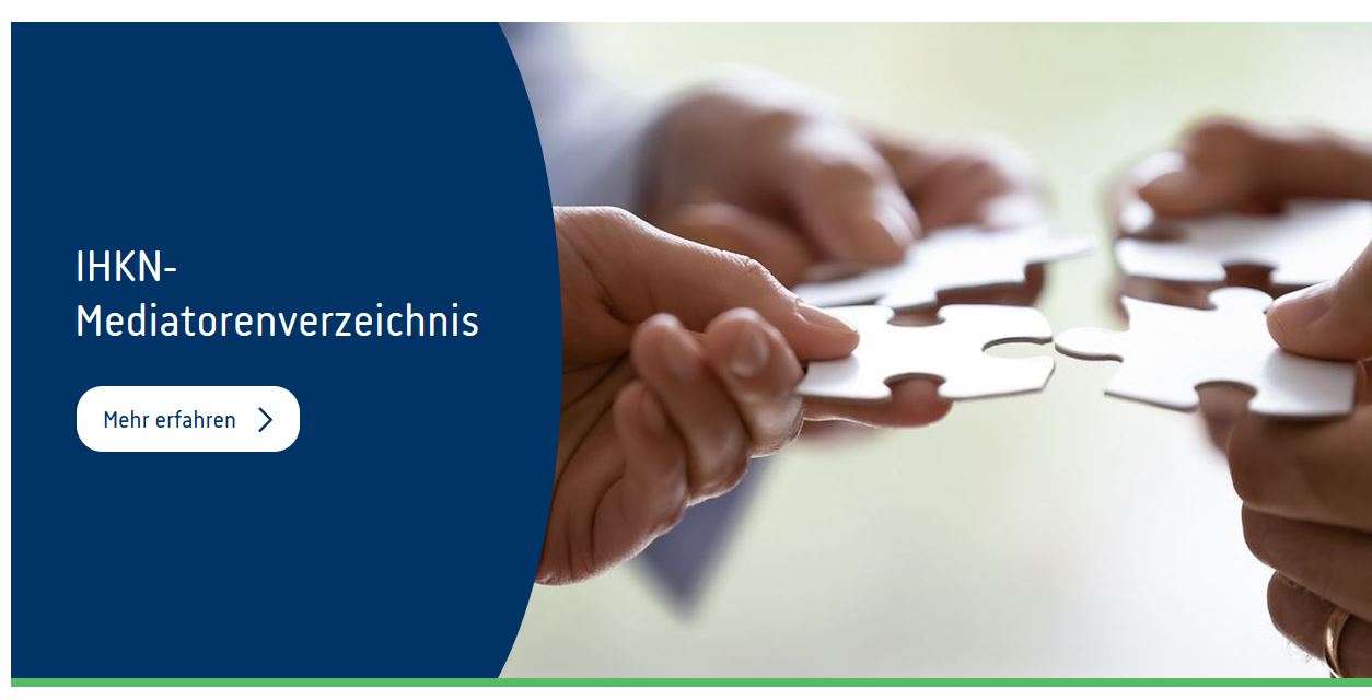 Informationen zur Aufnahme in das IHKN-Mediatorenverzeichnis - IHK ...